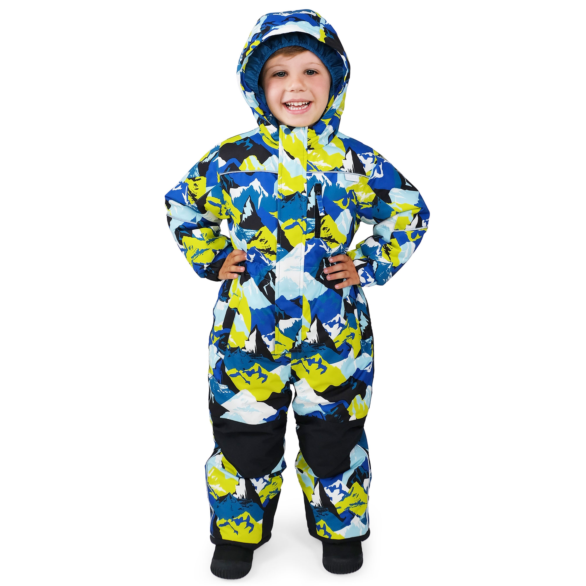 Kids Waterproof Snowsuit | Neon Peaks for Toddlers | Jan & Jul